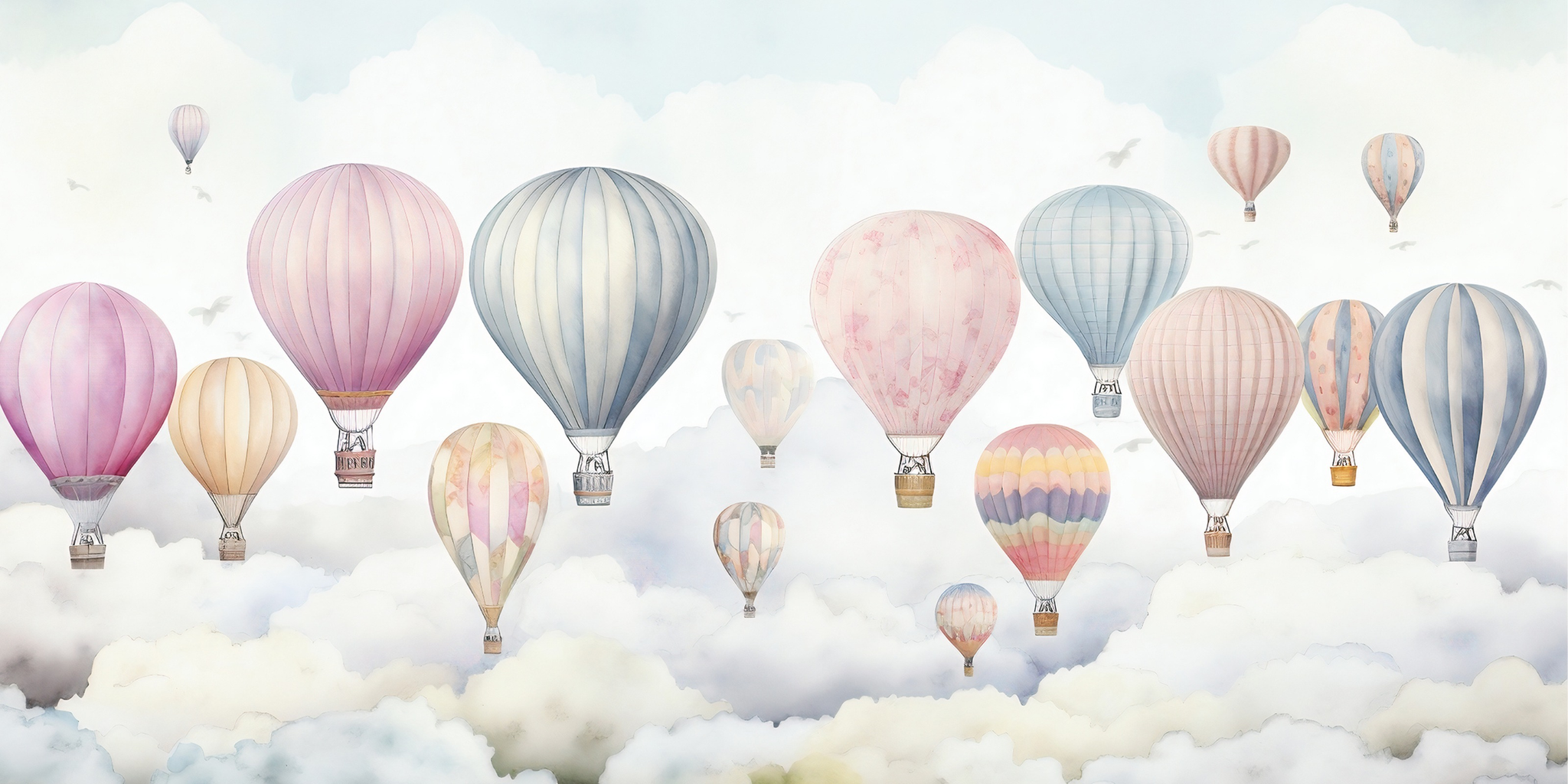 Nursery Wall Murals & Wallpapers - Whimsical Dreams