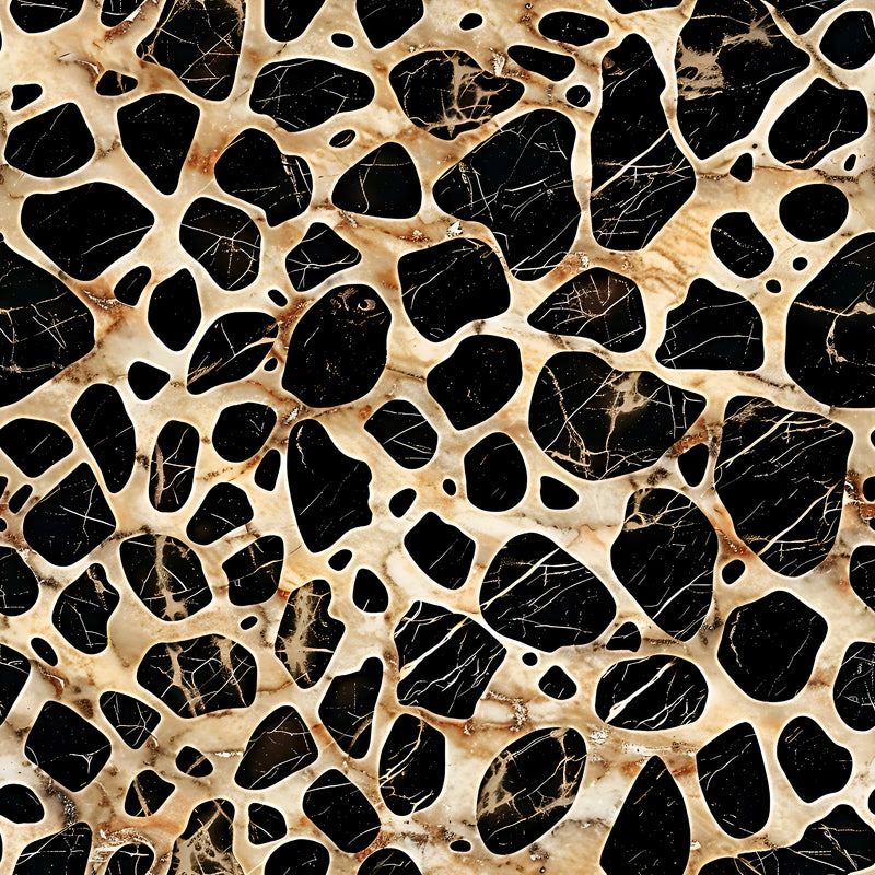 Abstract Leopard Print Wallpaper - Marble Texture Animal Print
