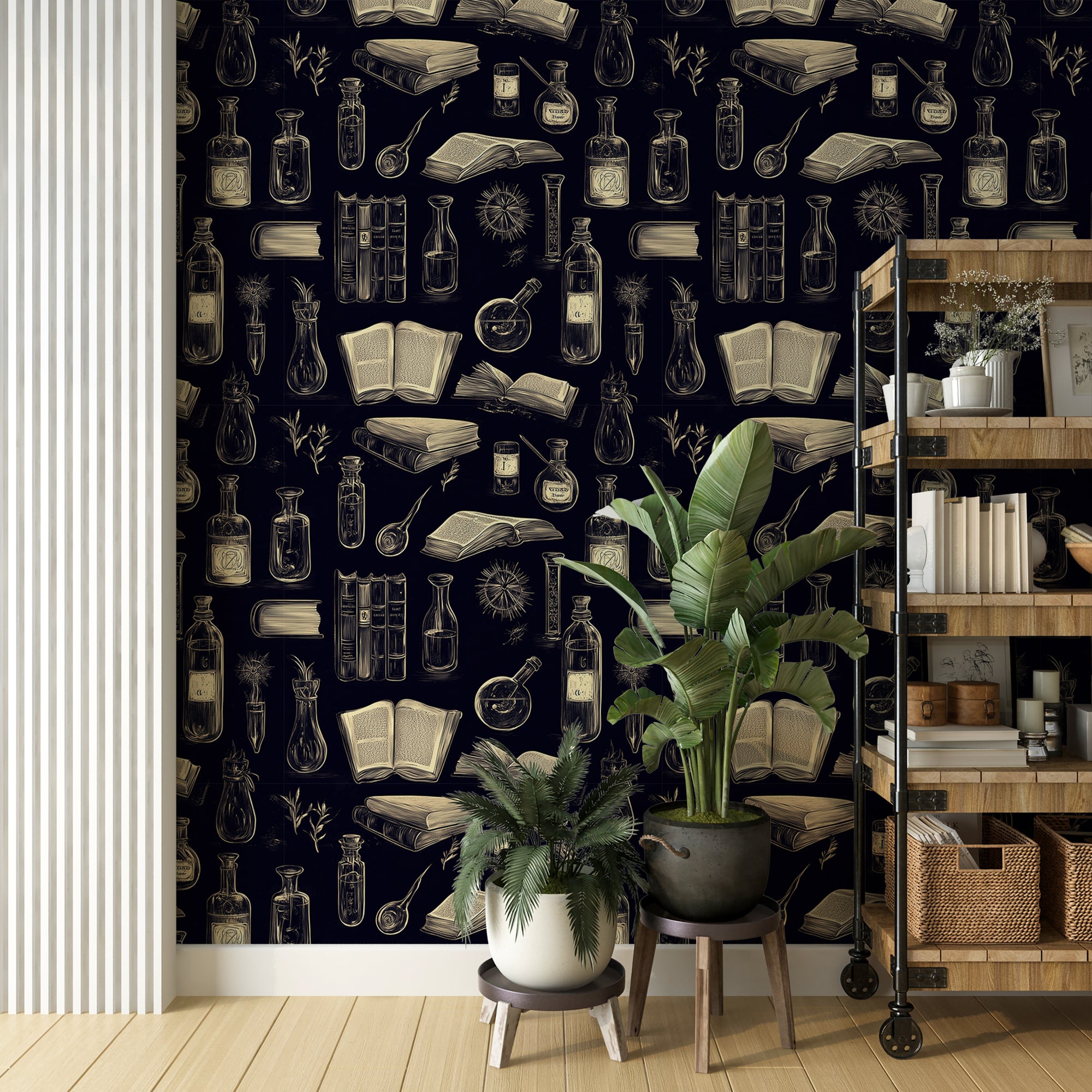 Black Chemistry Wallpaper - Dark Alchemy Symbols Wallpaper