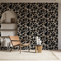 Black and White Marble Wallpaper - Leopard Print Luxury Marble Art