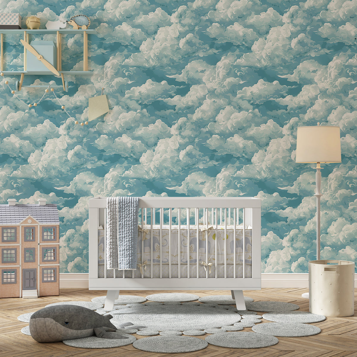 childrens cloud wallpaper